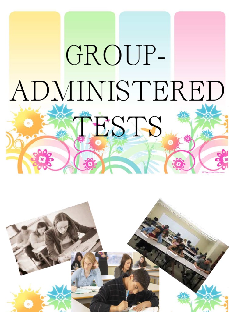 Group Administered Tests | PDF | Intelligence Quotient | Test (Assessment)