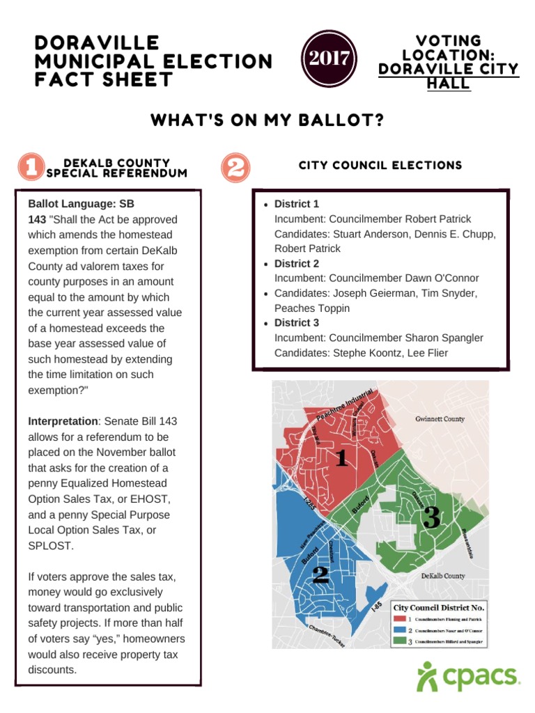 Municipal Election Fact Sheet 2017 | Ad Valorem Tax | Taxes