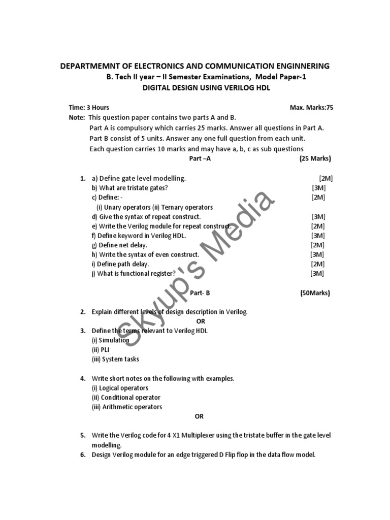 DDVLECE | PDF | Hardware Description Language | Logic Synthesis
