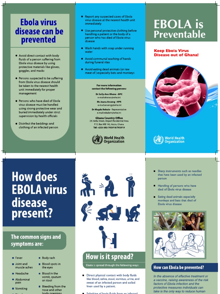 Brochure Ebola Virus | PDF