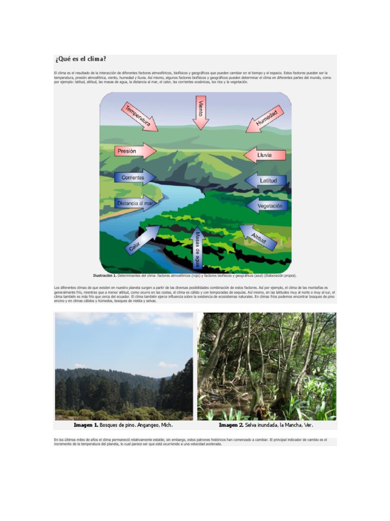 Qué Es El Clima 1 | PDF