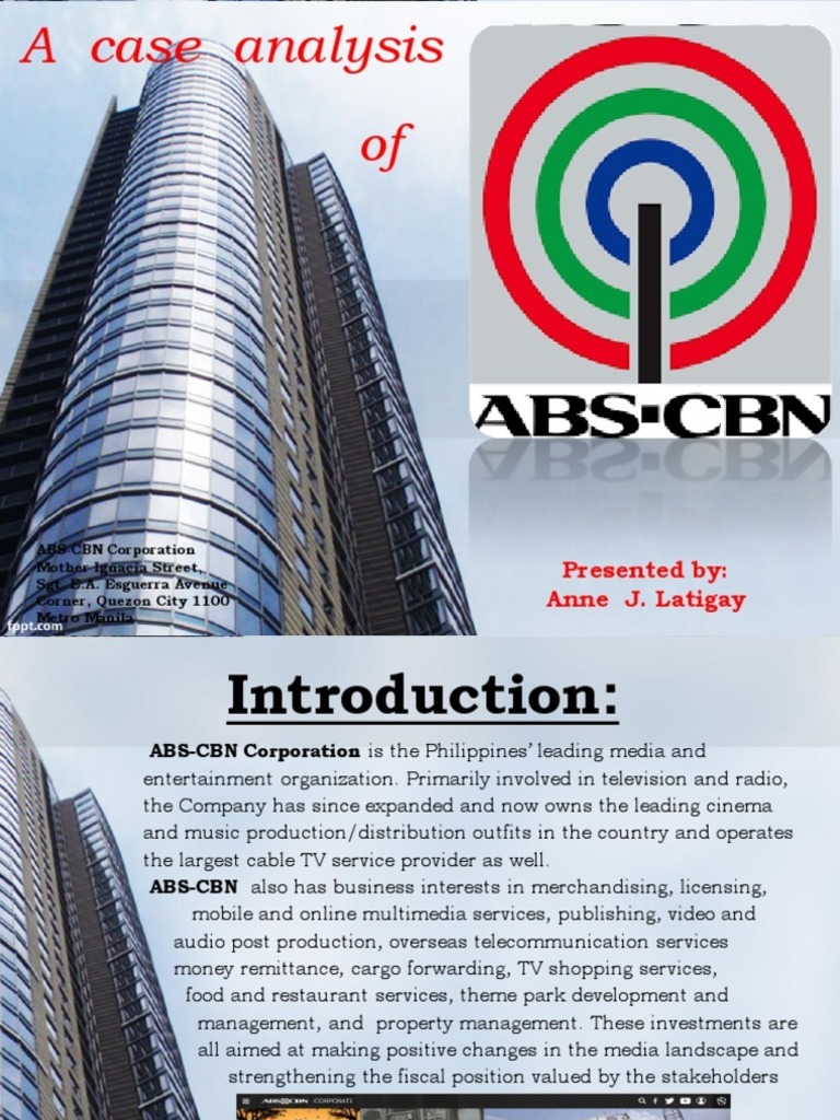 ABS-CBN Corporation: A Historical Overview | PDF | Mass Media ...