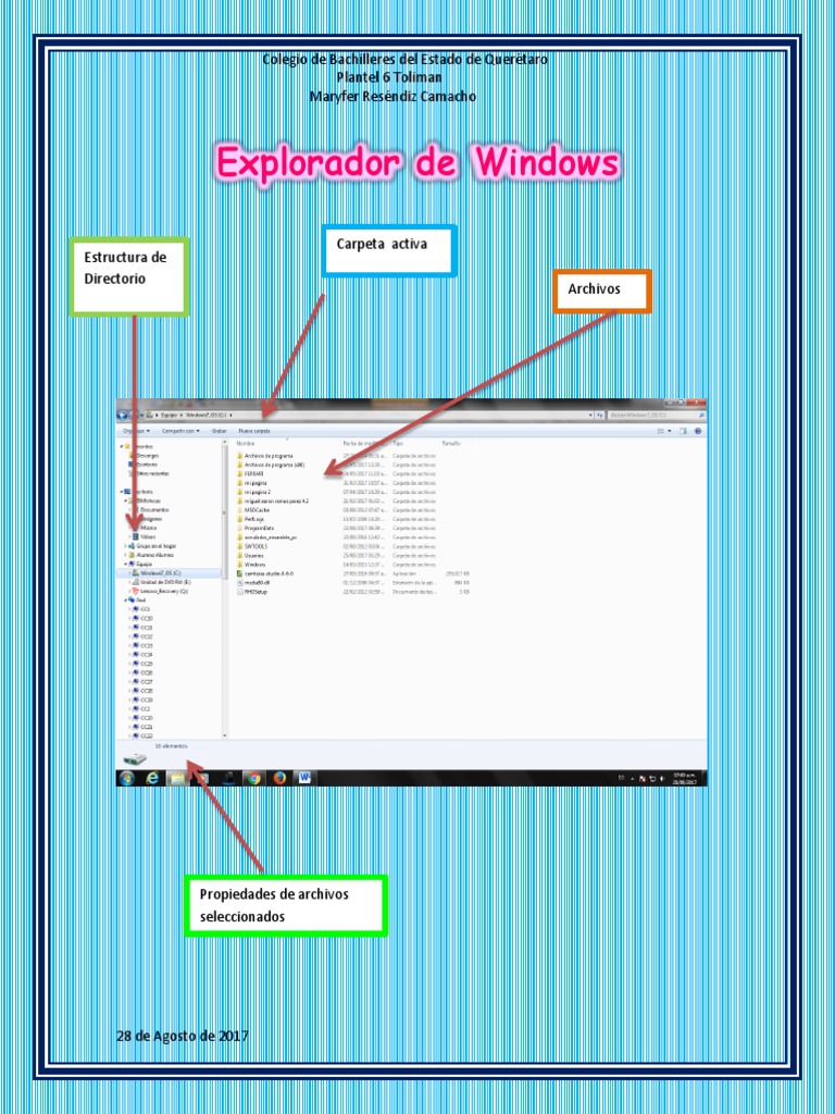 Explorador de Windows | PDF