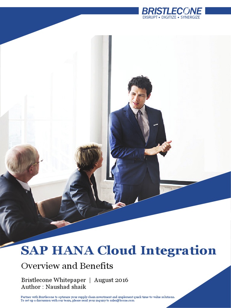 SAP HCI Overview | PDF | Sap Se | Cloud Computing
