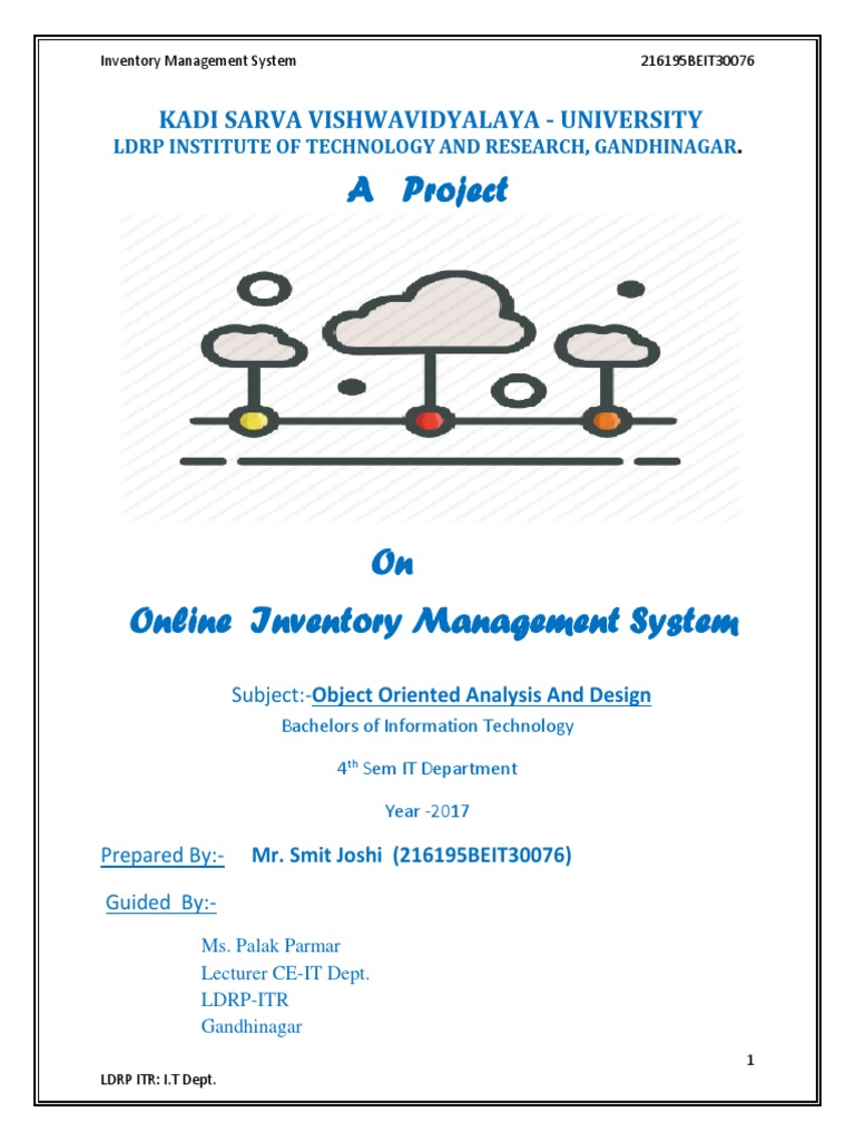 Inventory Management System | PDF | Use Case | Inventory