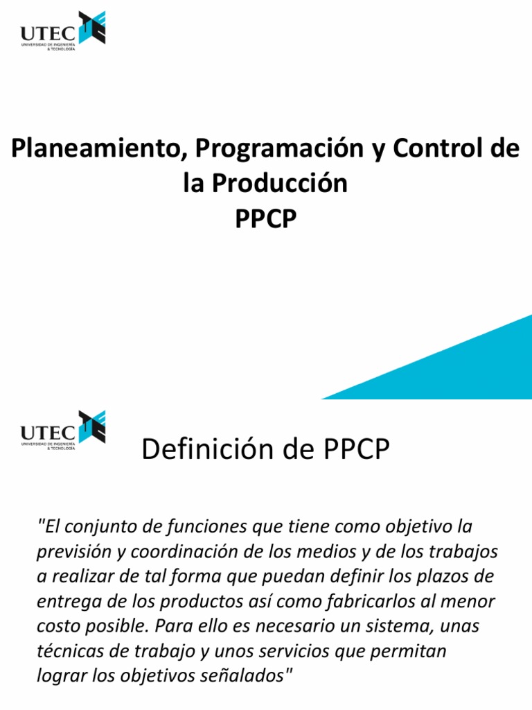 PPCP Definiciones | Planificación | Economias | Prueba gratuita de 30 ...
