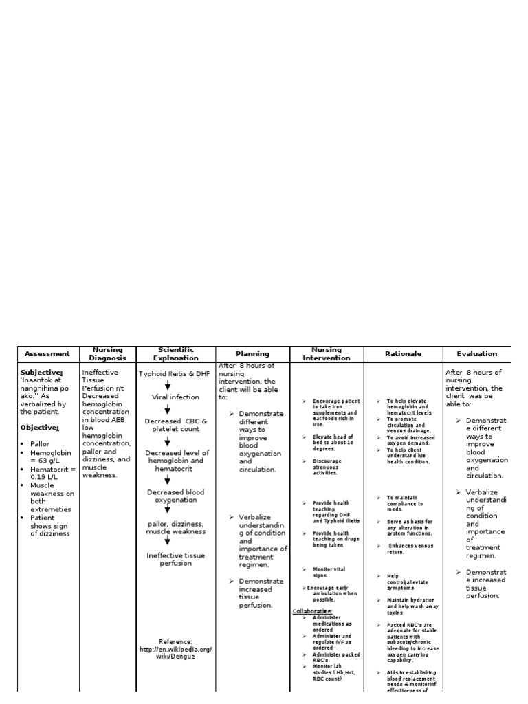 NCP Dengue | Hyperthermia | Monitoring (Medicine)