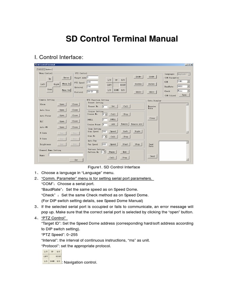 SD Control Terminal Manual V1.00.1 - en | PDF | Menu (Computing ...