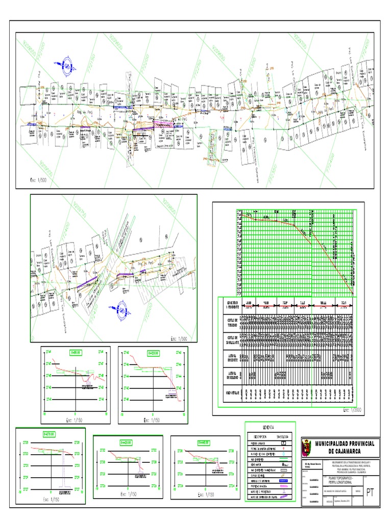 Topographic Longitudinal Profile Plan | PDF