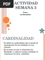 Tipos de Cardinalidad y Símbolos | PDF