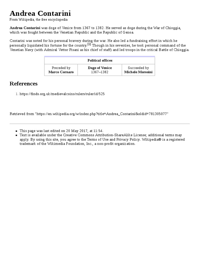 Andrea Contarini | PDF | Social Science