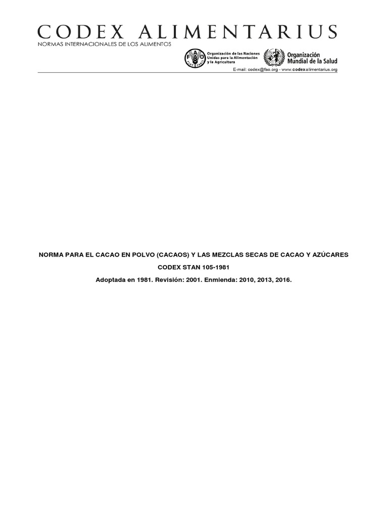 Codex Cacao | PDF | Sólidos de cacao | Chocolate