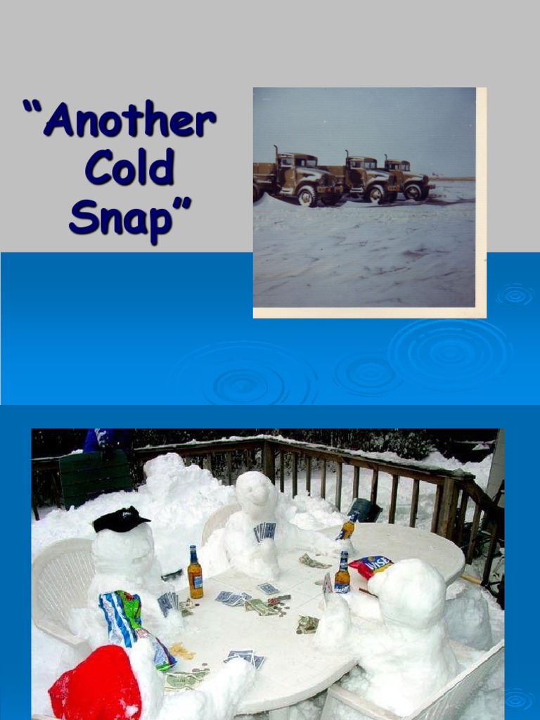Cold Snap Weather Update | PDF