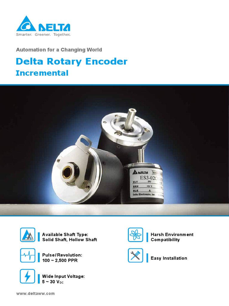 Delta Rotary Encoder Specifications | PDF | Electrical Components ...