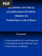 Visual Inspection Acceptance Criteria | PDF | Joining | Chemical Substances