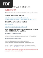 Installing and Using THMX Files | PDF | Icon (Computing) | Computer File