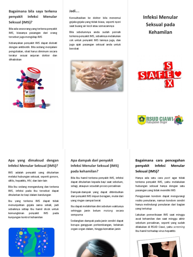 Leaflet IMS Pada Kehamilan | PDF