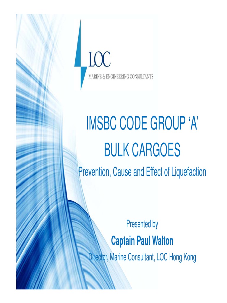 Bulk Cargo Presentation | PDF | Cargo | Sampling (Statistics)