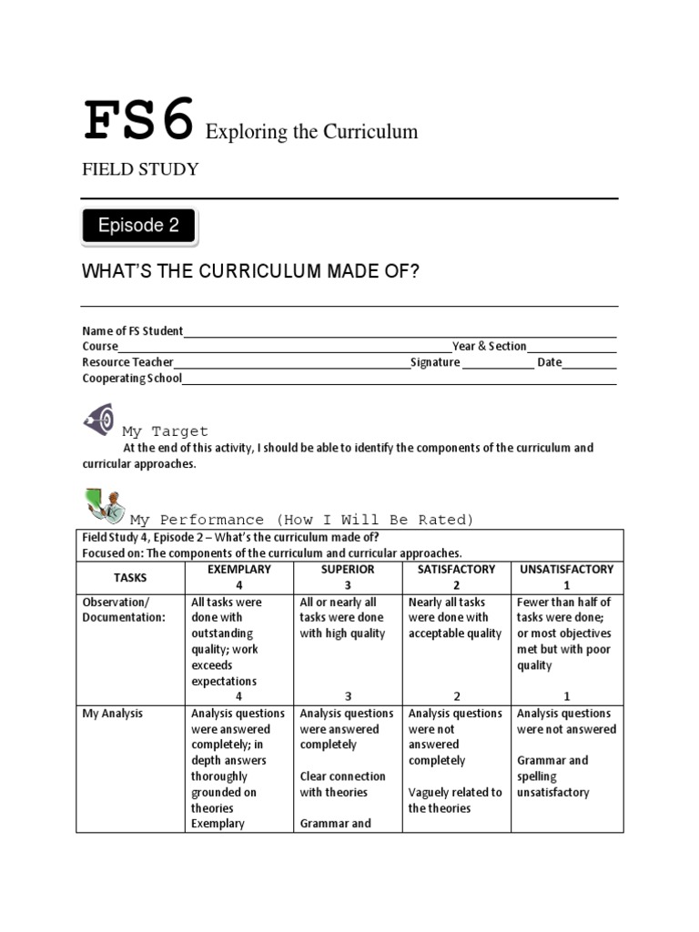 FS6 - Episode 2 | PDF | Curriculum | Sharing
