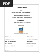 Project Report On Mutual Funds | PDF | Investment Fund | Mutual Funds