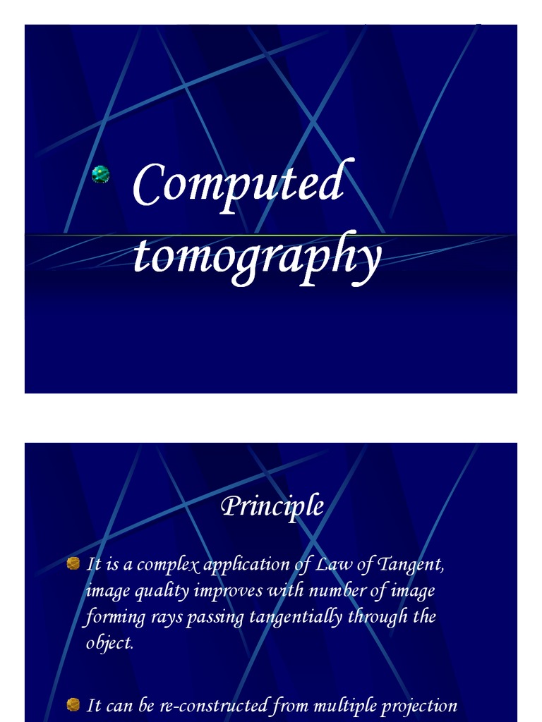 CT Physics | Download Free PDF | Ct Scan | X Ray
