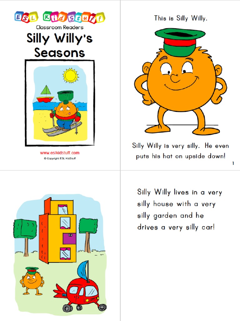 Silly Willy's Seasons - Classroom Reader