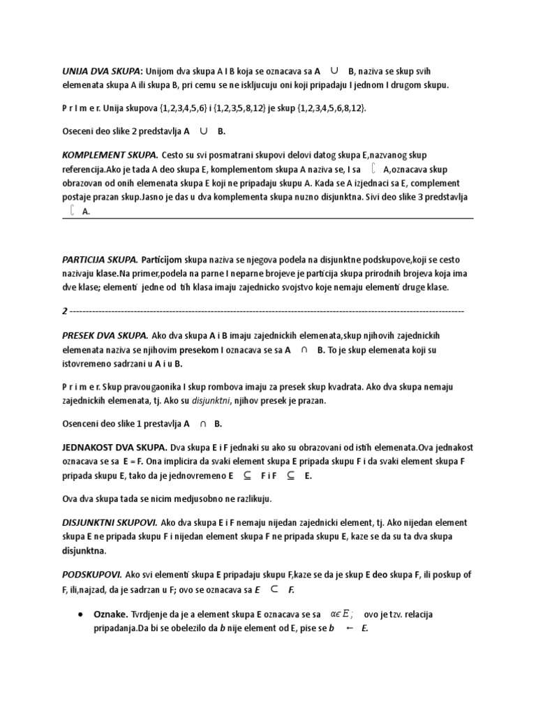 Skupovi | PDF