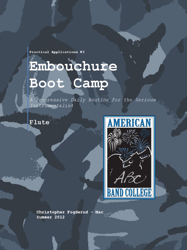 Embouchure Boot Camp - Flute PDF | PDF | Breathing | Flute