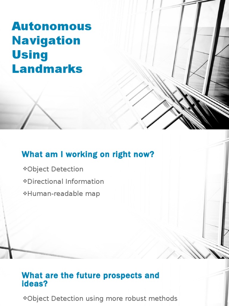 Autonomous Landmark Navigation | PDF