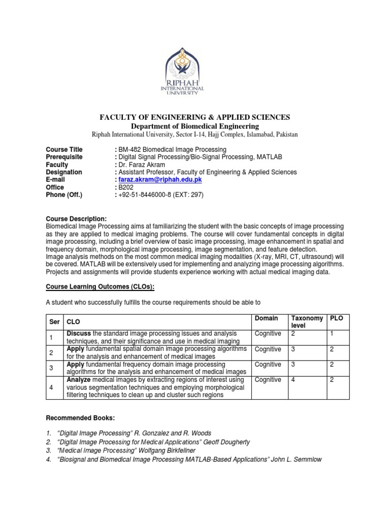 Biomedical Image Processing | Download Free PDF | Medical Imaging ...