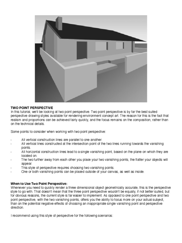 Two Point Perspective Exterior