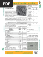 Hoja de Datos de Seguridad Curacreto Blanco | PDF | Agua | Química