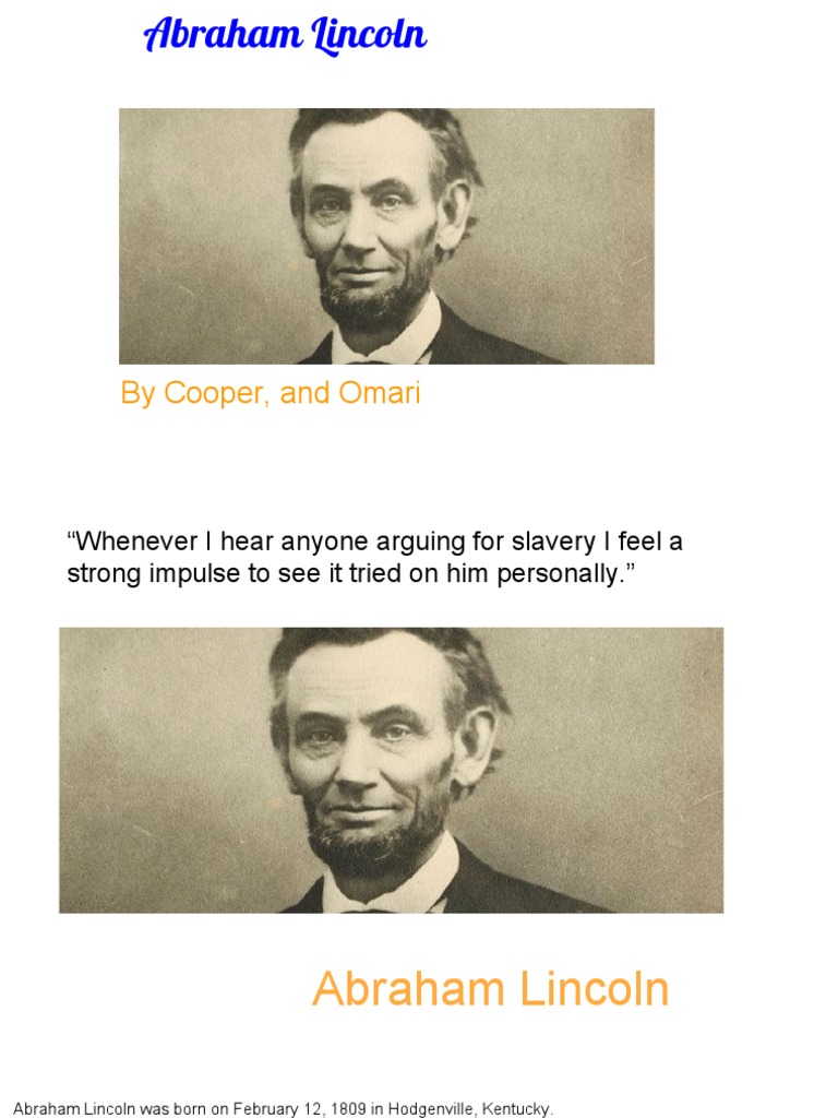 Abraham Lincoln | PDF