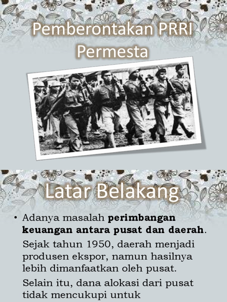 Pemberontakan PRRI Permesta | PDF | Sejarah