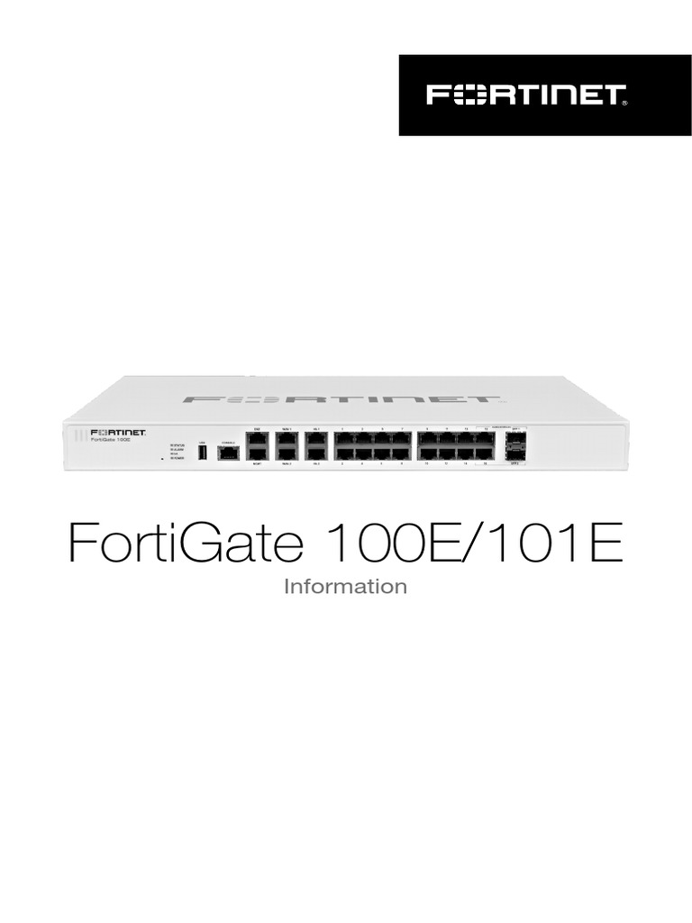 FortiGate 100E 101E Supplement | PDF | License | Implied Warranty