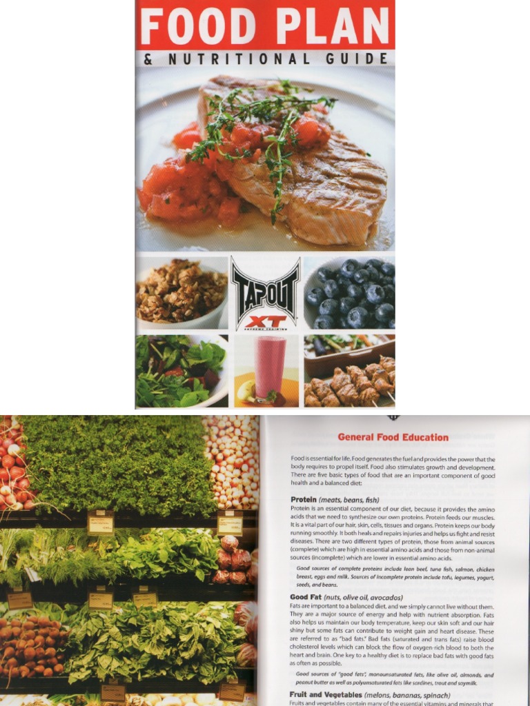 Tapout XT Food Plan PDF | PDF