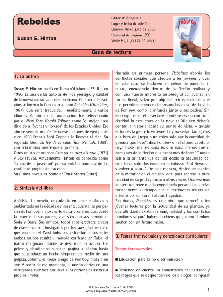 Guia Actividades Rebeldes PDF | PDF