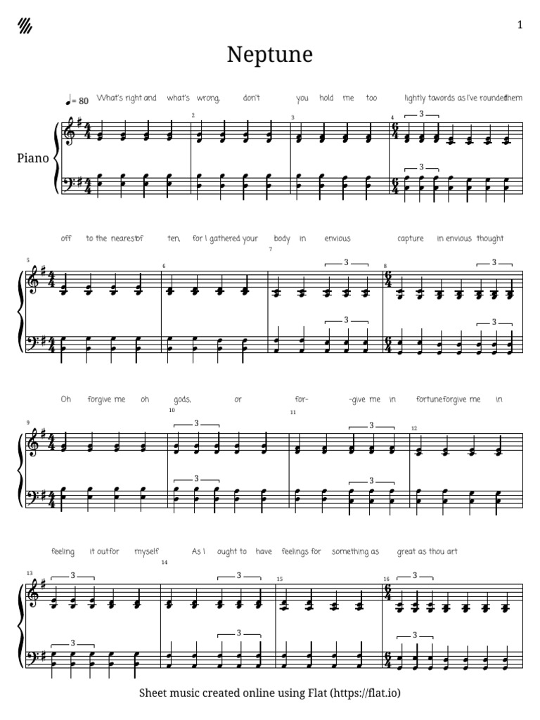 Lord Neptune Poem Analysis | PDF | Entertainment (General) | Leisure