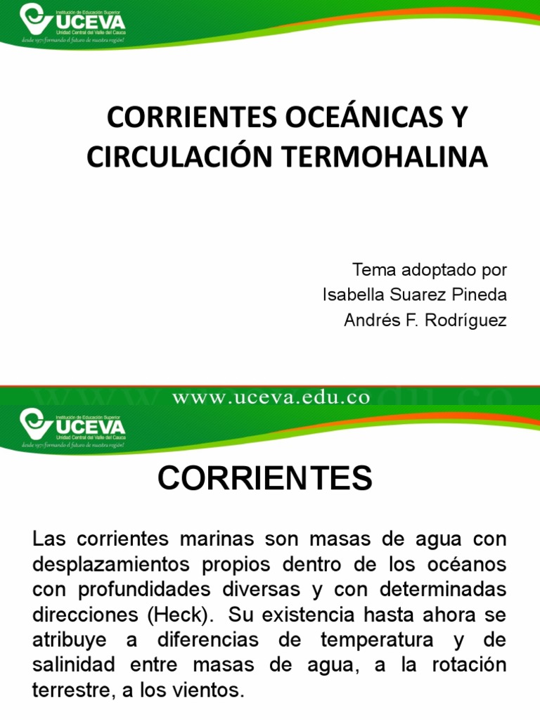 Circulación Termohalina | PDF | Agua de mar | Earth Sciences