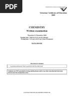 Vce Chemistry Data Book Annotated For 2021 v3 | PDF | Mole (Unit) | Combustion