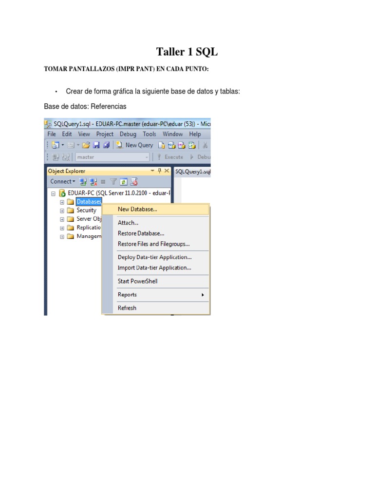 Taller 2 SQL | PDF | SQL | Tabla (base de datos)
