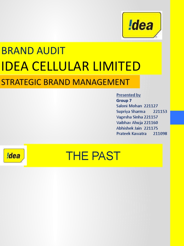 Brand Audit: Idea Cellular Limited | PDF | Brand | Advertising