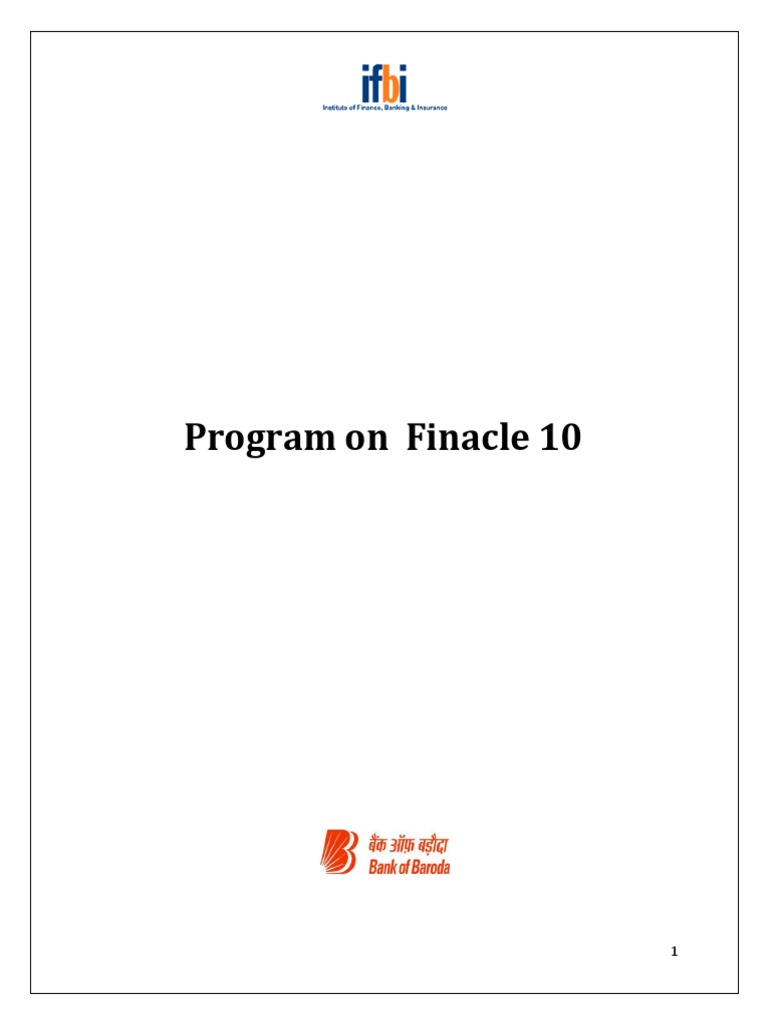 Program On Finacle 10 | PDF | Icon (Computing) | Debits And Credits