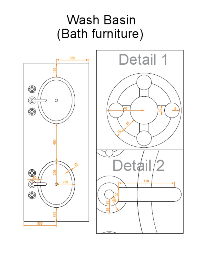Drawing Exercises - 3.wash Basin | PDF