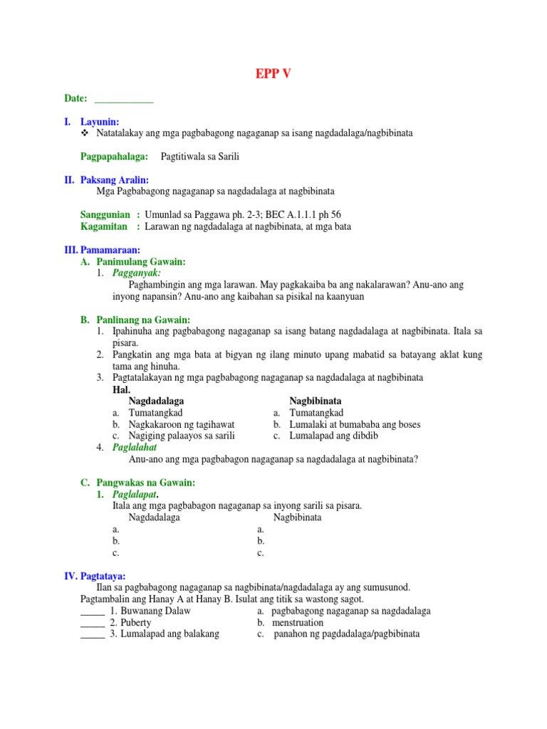 LP 5 1-Grading Epp V | PDF