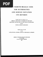 04a Nemeth Code Cheat Sheet | PDF | Elementary Mathematics | Symbols