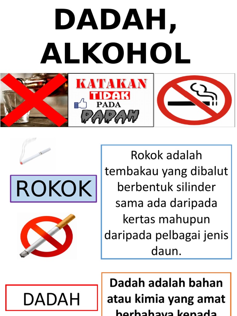 Rokok, Dadah, Alkohol | PDF