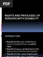 Ra 9442 Magna Carta For Disabled Person | PDF | Disability | Inclusion ...