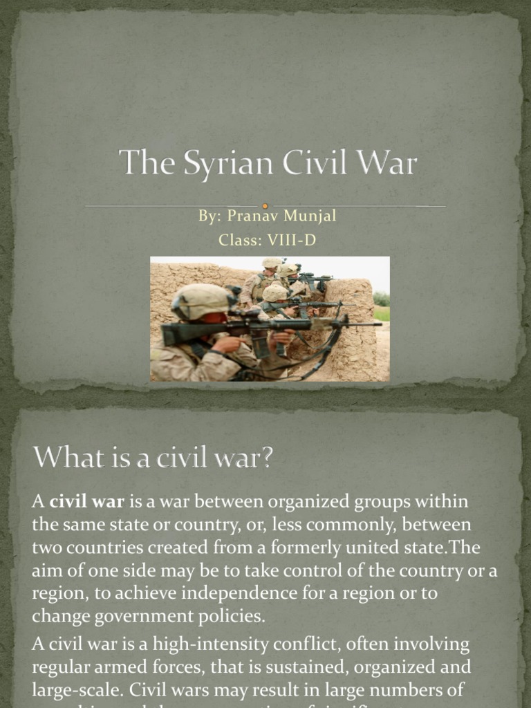 Syrian Civil War | PDF | Syria | Syrian Civil War