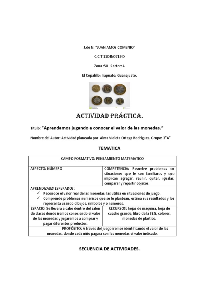 Jugando a Contar Monedas para Niños | PDF | Monedas | Adultos